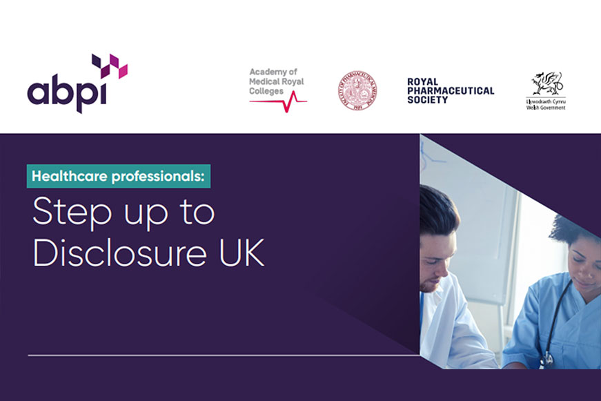 Healthcare professionals: Step up to Disclosure UK